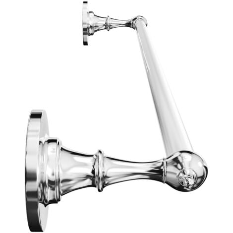 Windsor 1930 Traditional Polished Chrome Wall Mounted Towel Rail