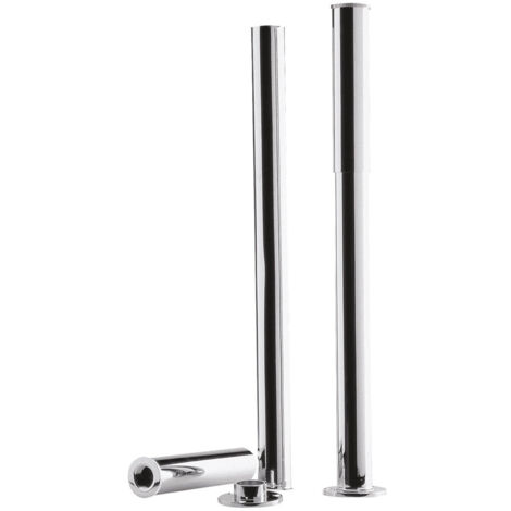 Old London Chrome Bath Legs with Adjustable Shrouds - DA314