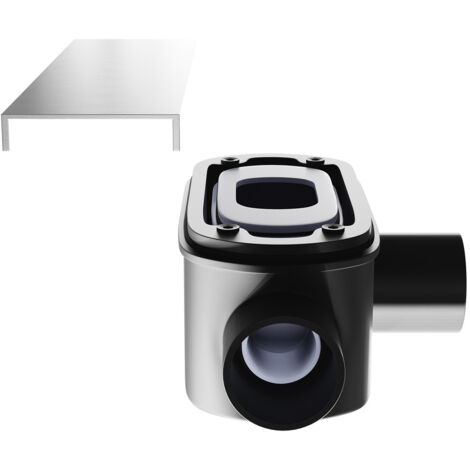 WholeSeal Wetroom 300mm Linear Shower Waste with Stainless Steel Cover ...