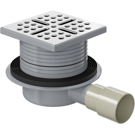 WholeSeal Wetroom Square Screw Lock Shower Waste