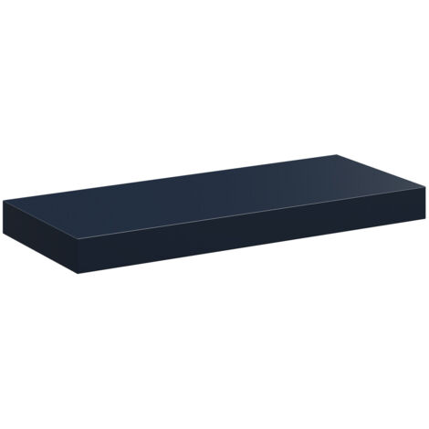 Napoli Deep Blue 30cm Floating Bathroom Shelf