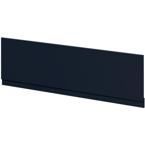 Deep Blue MDF 1800mm Front Bath Panel with Plinth