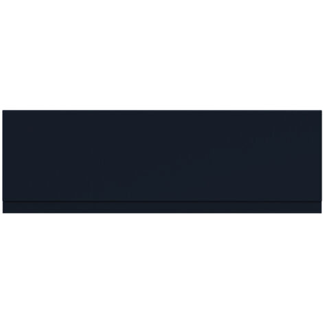 Deep Blue MDF 1700mm Front Bath Panel with Plinth