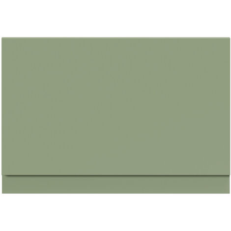 Olive Green MDF 800mm End Bath Panel with Plinth