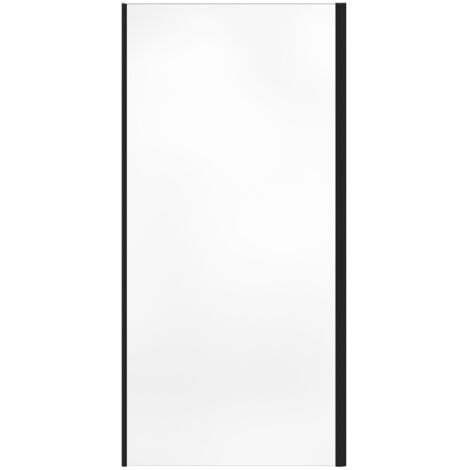 Colore Matt Black 900mm Shower Enclosure Side Panel