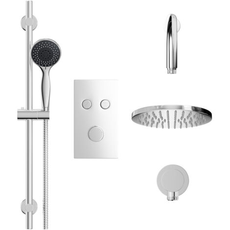 Wholesale Domestic Circo Polished Chrome Concealed Push Button Twin ...