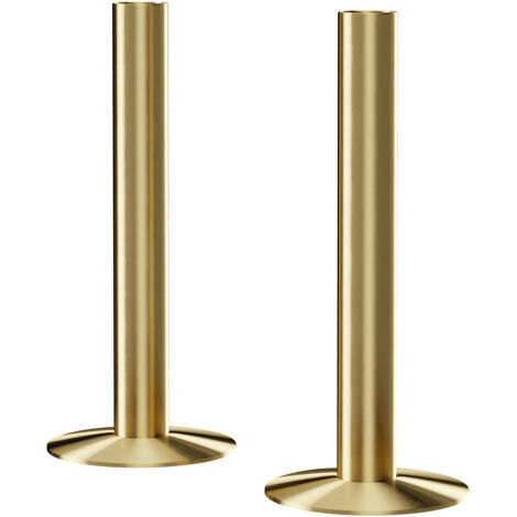 Colore Brushed Brass Radiator Pipe Sleeve Kit