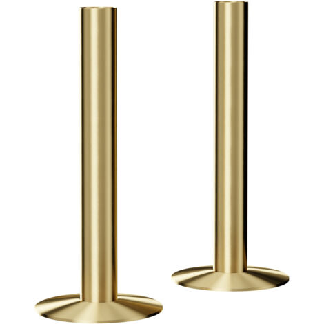 Colore Brushed Brass Radiator Pipe Sleeve Kit