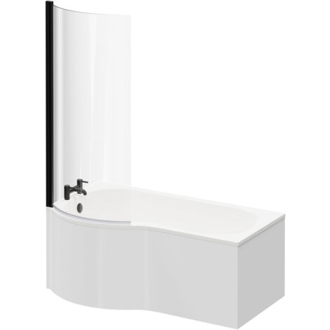 Wholesale Domestic Plage 1500mm Left Hand P Shaped Shower Bath with ...