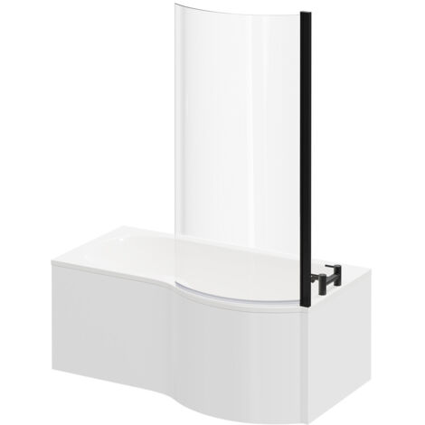 Wholesale Domestic Plage 1500mm Right Hand P Shaped Shower Bath with ...