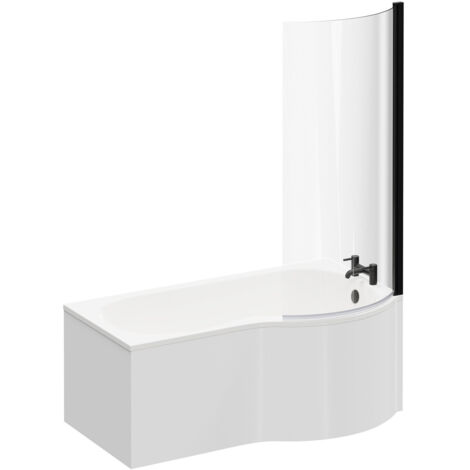 Wholesale Domestic Plage 1500mm Right Hand P Shaped Shower Bath with ...