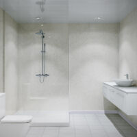 Multipanel Classic Marble 2400mm x 1200mm Unlipped Bathroom Wall Panel