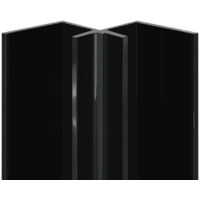 WholePanel 10mm Black Wall Panel Internal Corner Trim