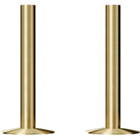 Colore Brushed Brass Radiator Pipe Sleeve Kit