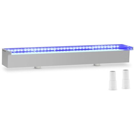 Surge shower - 60 cm - LED lighting - Blue / White Water feature garden ...