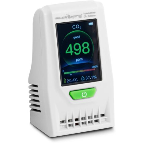 CO2 Meter Carbon Dioxide Meter With Temperature and Humidity LCD
