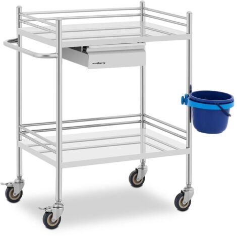 Laboratory trolley Laboratory trolley 2 shelves 1 compartment 20 kg
