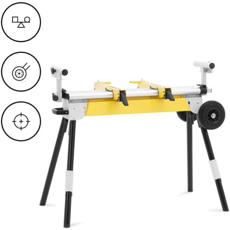 Heavy duty mobile miter saw stand store