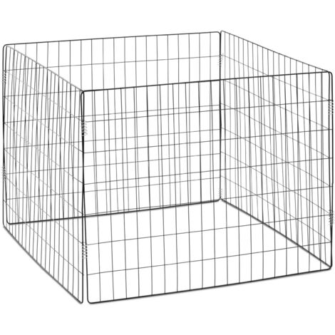 Leaf Composter 560 l Wire Composter Garden Composter Metal Coated