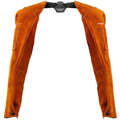 Welding Protective sleeves Welding arm protectors Cow leather 70/57 x ...