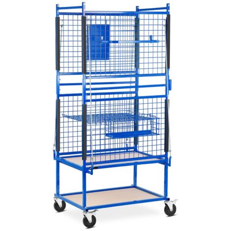 Spare Parts Carts - for body parts - 60 x 90 x 202 cm - 220 kg