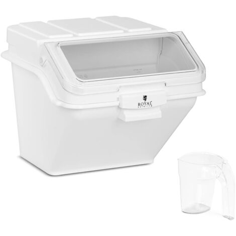 Ingredient Bin Dry Food Bin Flour Bin Ingredient Storage Bin Plastic 47L