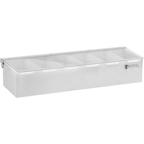 Stainless Steel Condiment Holder Kitchen Condiment Holder Rack 6 X 450 Ml