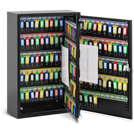 Metal Key Cabinet Key Closet Locking Key Storage Box for 200 Keys Incl ...