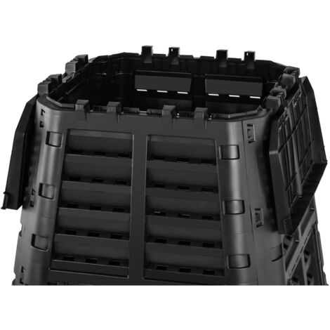 Garden Compost Bin Garden Composter Outdoor Compost Bin Plastic 1000L