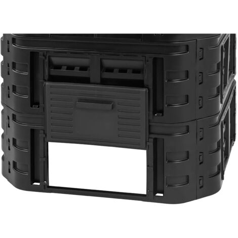 Garden Compost Bin Garden Composter Outdoor Compost Bin Plastic 600L