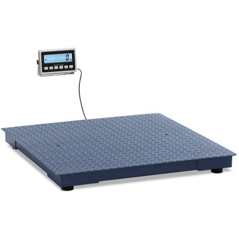 Industrial Floor Scale Warehouse Platform Pallet Scale LCD 1 t/0.2 kg 1x1 m