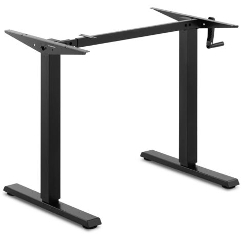 Manual Sit-Stand Desk Frame Standing Height-Adjustable Desk Frame 70kg ...