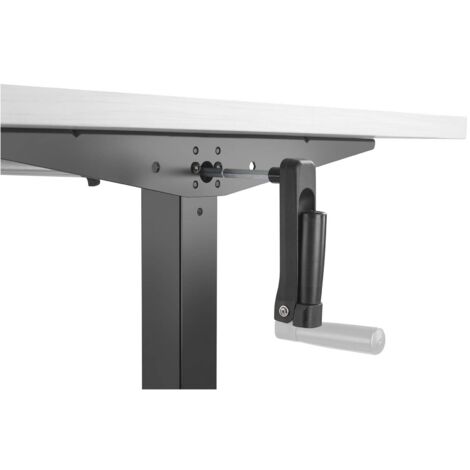 Manual Sit-Stand Desk Frame Standing Height-Adjustable Desk Frame 70kg ...