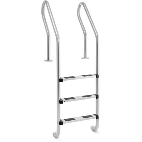 Steel Inground Pool Ladder Swimming Pool Ladder Capacity 180Kg 3 Steps