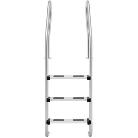 Steel Inground Pool Ladder Swimming Pool Ladder Capacity 180Kg 3 Steps