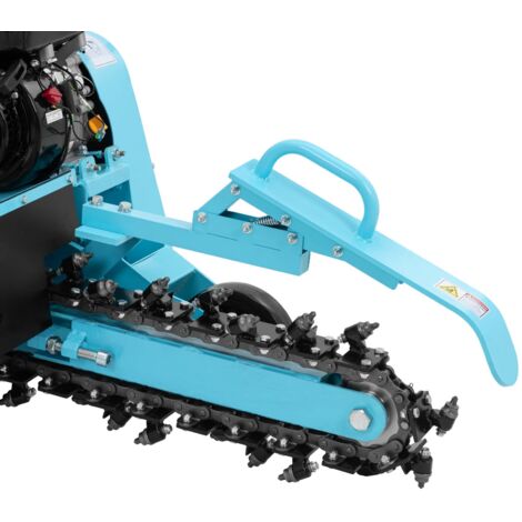Trencher - 7 HP - trenching depth up to 600 mm Trenching machine Trench ...