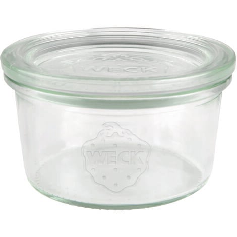 Tarro Weck 165 ml (tarro de conservas de alta calidad con tapa de cristal para conservas ...
