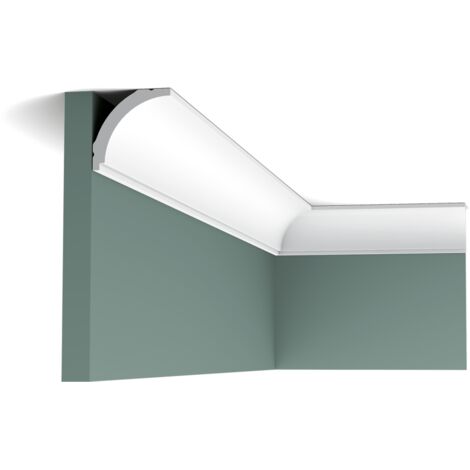 Cornisa curva simple - ORAC DÉCOR - L200 x H4,4 x A4,4 cm - Pack 10 ml ...