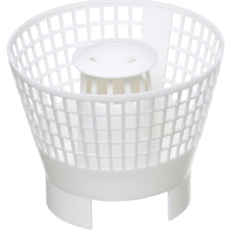 Filter Basket for Gutter Mate for Filter and Diverter in White