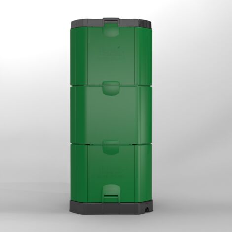 600L Aerobin Hot Composter Bin - Brunswick Green