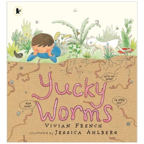 Yucky Worms Book by Vivian French