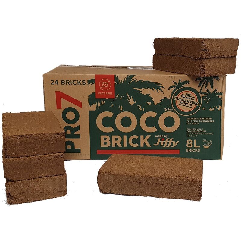 Coco Coir substrate. Pure coconut fibre for horticulture, hydroponics ...