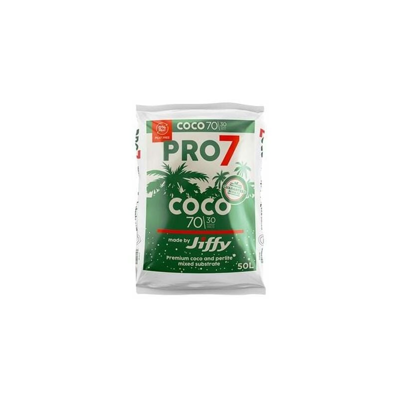Coco Coir and Perlite mixed substrate. Light, free-draining, well ...