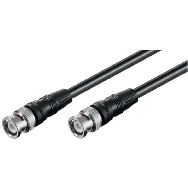 Goobay AVK 146-300 3.0m - Cable coaxial (3 m, Macho/Macho, Negro)