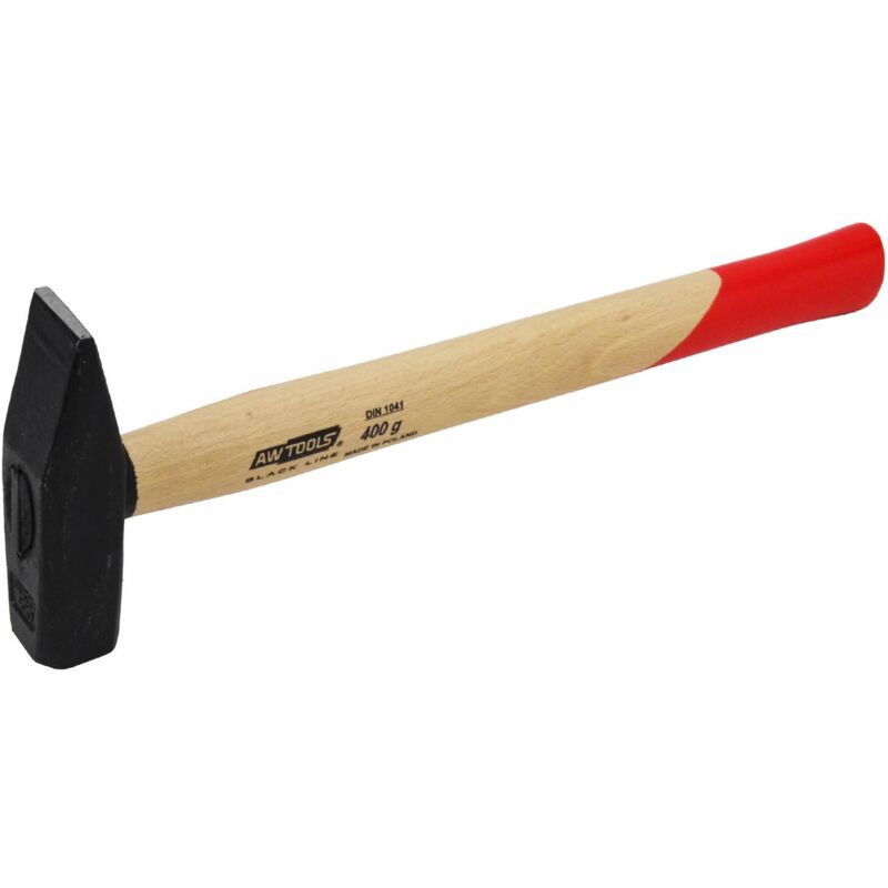 Martillo de cerrajero Awtools Black Line 0,4 kg con mango de madera ...