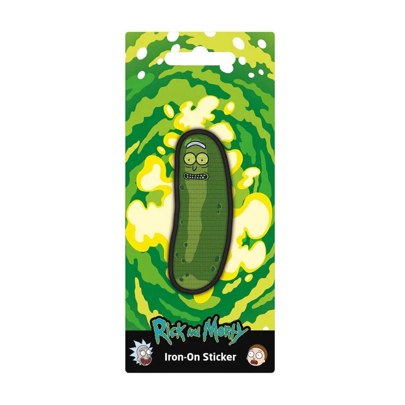 Rick And Morty Iron-On Patch Pickle Rick