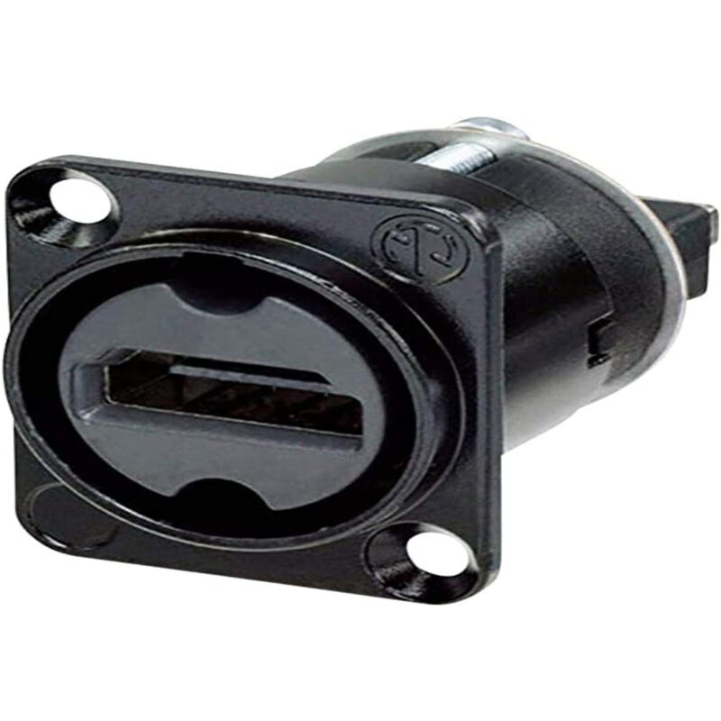 Conector Hdmi En Formato D Neutrik Negro Nahdmi-w-b