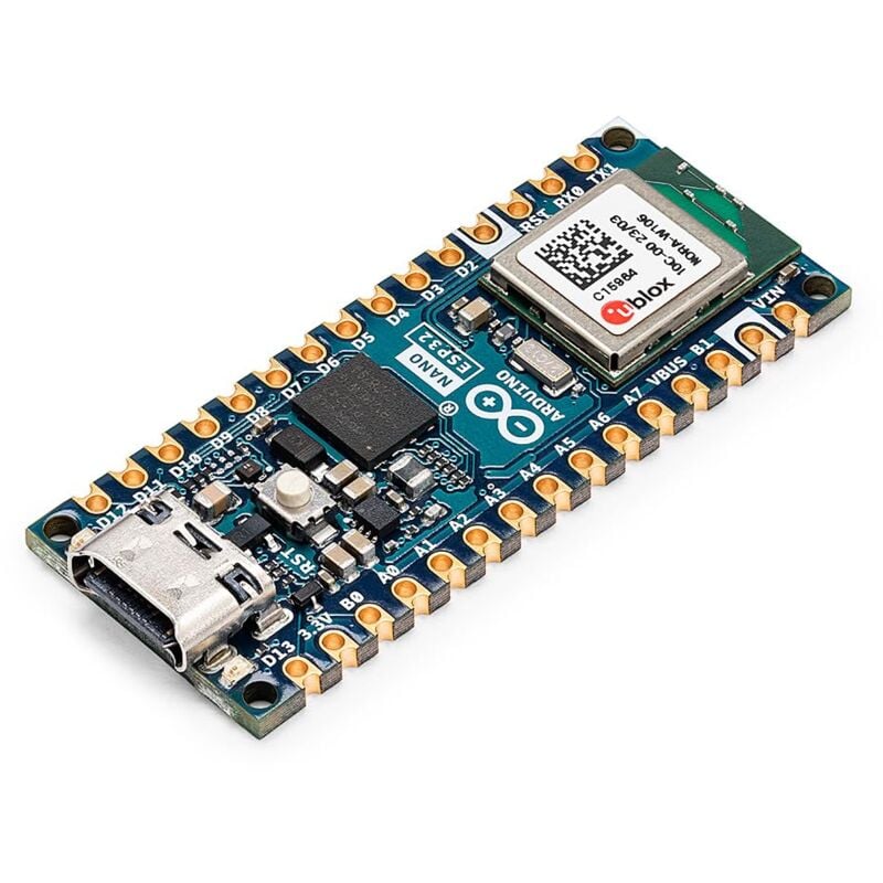 Arduino Nano ESP32 with headers [ABX00083] - Placa compacta con microcontrolador ESP32 Integrado ...