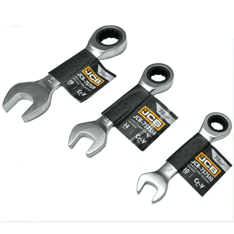 JCB Llave de trinquete Stubby Herramienta de mano estándar Corona ...