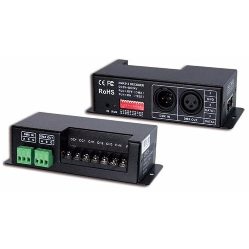 Decoder Dmx-512 A Rgbw 5-24v 24a Lt-840-6a Lt-840-6a